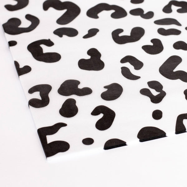 50x Leopard Print Tissue Paper Sheets | 500mm x 380mm – PackPlan